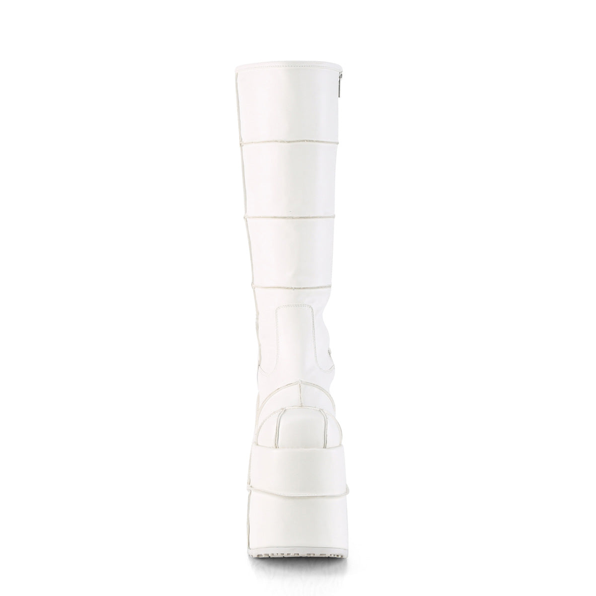 Demonia STACK 301 White Vegan Leather 8